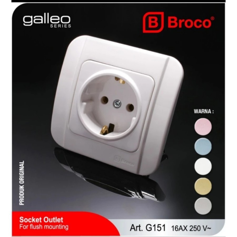 Jual STOPKONTAK BROCO GALEO IB | Shopee Indonesia