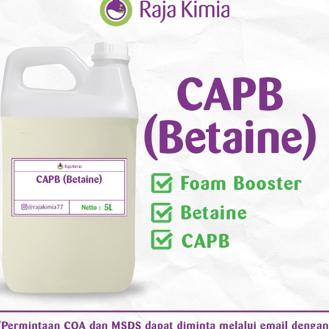 Jual Restock Amphitol CAPB Betaine Foam Booster 5 Liter | Shopee Indonesia