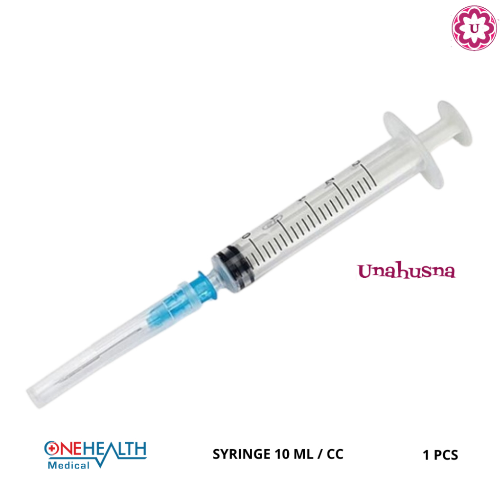 Jual Jarum Suntik Spuit Syringe 10 cc Onehealth Jarum Medis 10 ml 1 Pcs ...