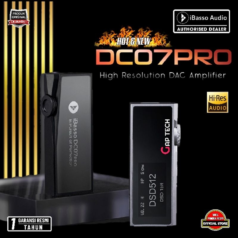 Jual iBasso DC07Pro / DC07 Pro / DC 07Pro / DC 07 Pro High Resolution Portable / Dongle USB DAC ...