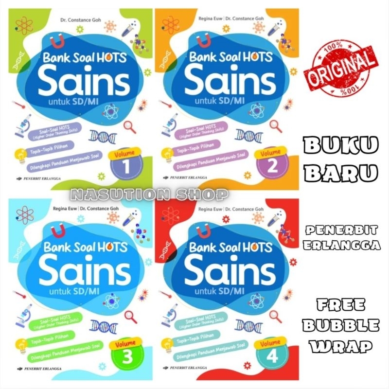 Jual Buku Bank Soal Hots Sains Untuk SD/MI Volume 1 2 3 4 Penerbit ...