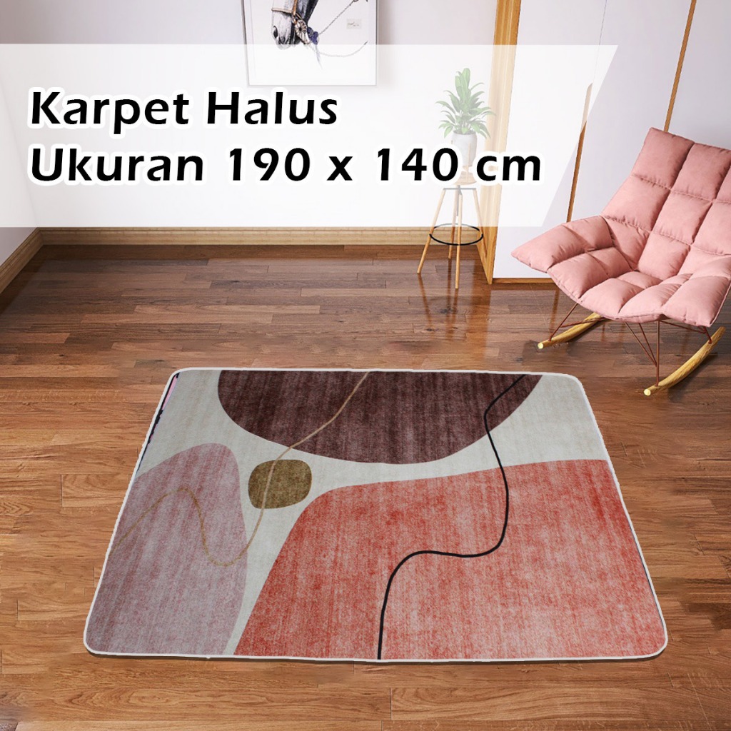 Jual Karpet Lantai Tebal UK 190x140 dan 100x160 Karpet Anti Slip Karpet Motif Terbaru TD-1 ...