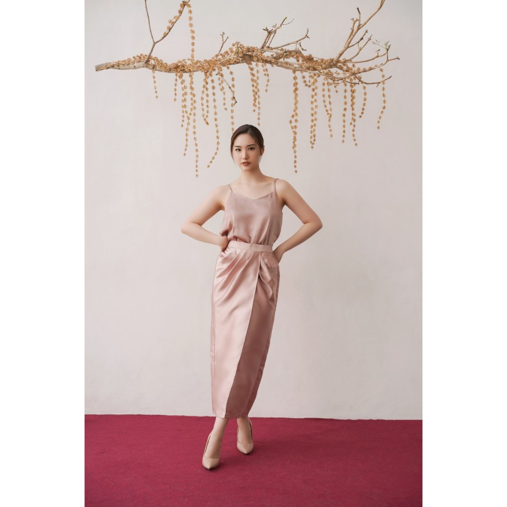 Jual ASYER SKIRT CHAMPAGNE | Shopee Indonesia