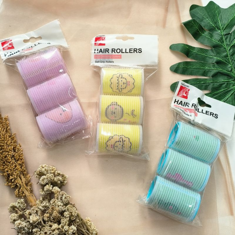 Jual ROLL RAMBUT KARAKTER RANDOM isi 3pcs | Shopee Indonesia