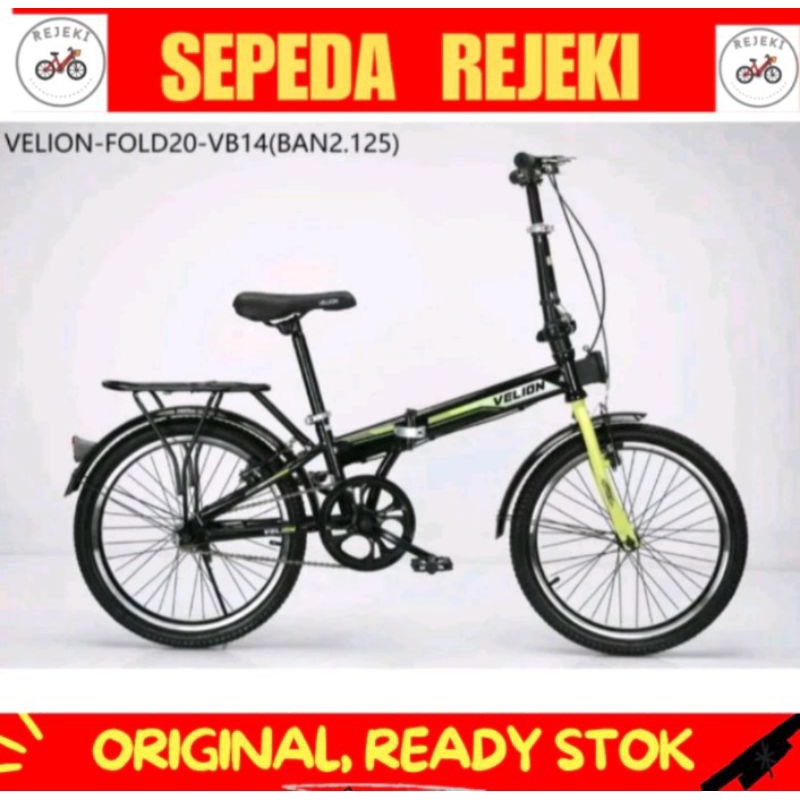 Jual SEPEDA LIPAT 20 VELLION REM V BRAKE | Shopee Indonesia