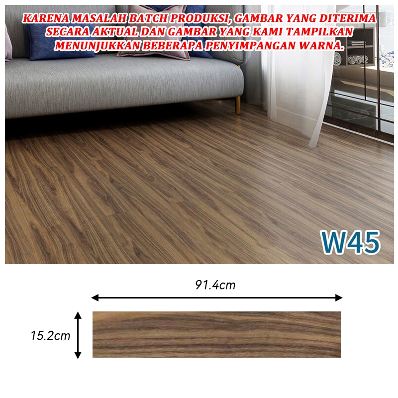 Jual Stiker Lantai Vinyl Wallpaper Dinding Motif Kayu Premium Dengan Lem Wallpaper Vinil Stiker ...