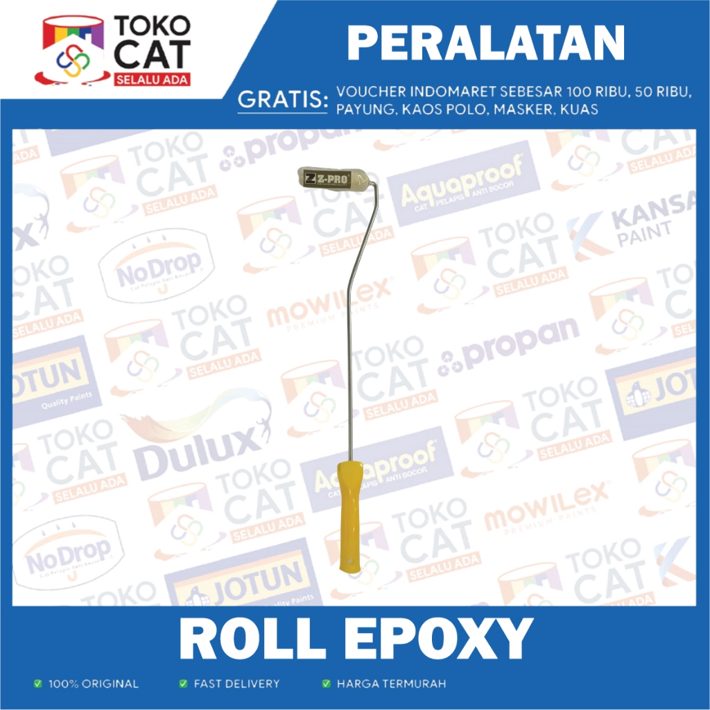 Jual ROLL CAT EPOXY 4" Z PRO | ROLL EPOXY | Shopee Indonesia