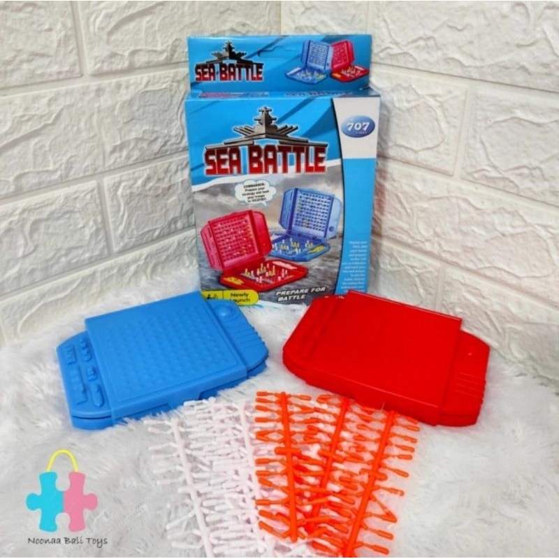 Jual Sea Battle Game Mainan Board Game Kapal Perang Edukasi Anak ...