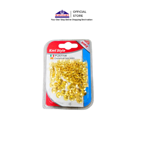 Jual Push Pins Gold/Paku Sterofoam/Paku Payung/Paku Pines Kepala Besar ...