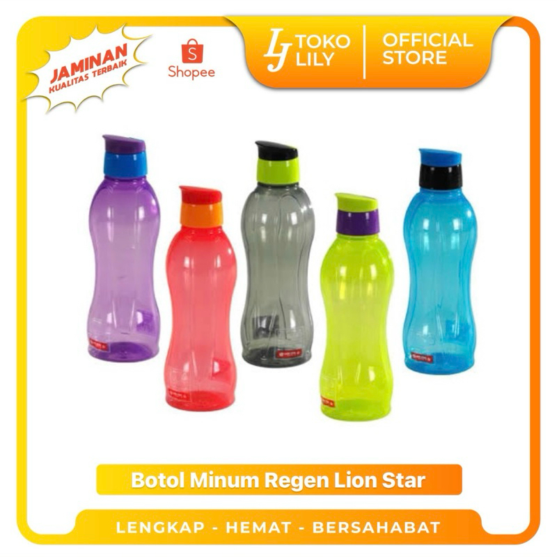 Jual Botol Minum Plastik REGEN Lion Star 400-1500ml | Shopee Indonesia