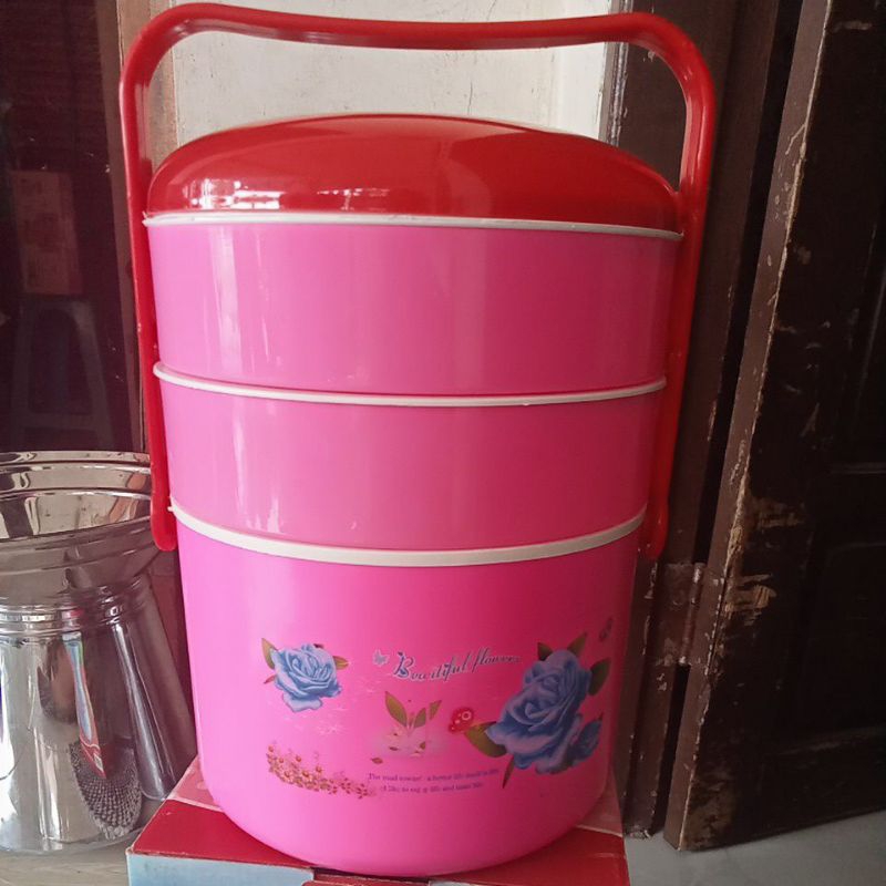 Jual RANTANG KARAKTER KARTUN/ RANTANG SUSUN 3 KARAKTER/ RANTANG PIKNIK ...