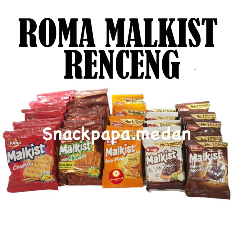 Jual ROMA MALKIST 19 GRAM 1 RENCENG ISI 10 BUNGKUS | ROMA MALKIST ...