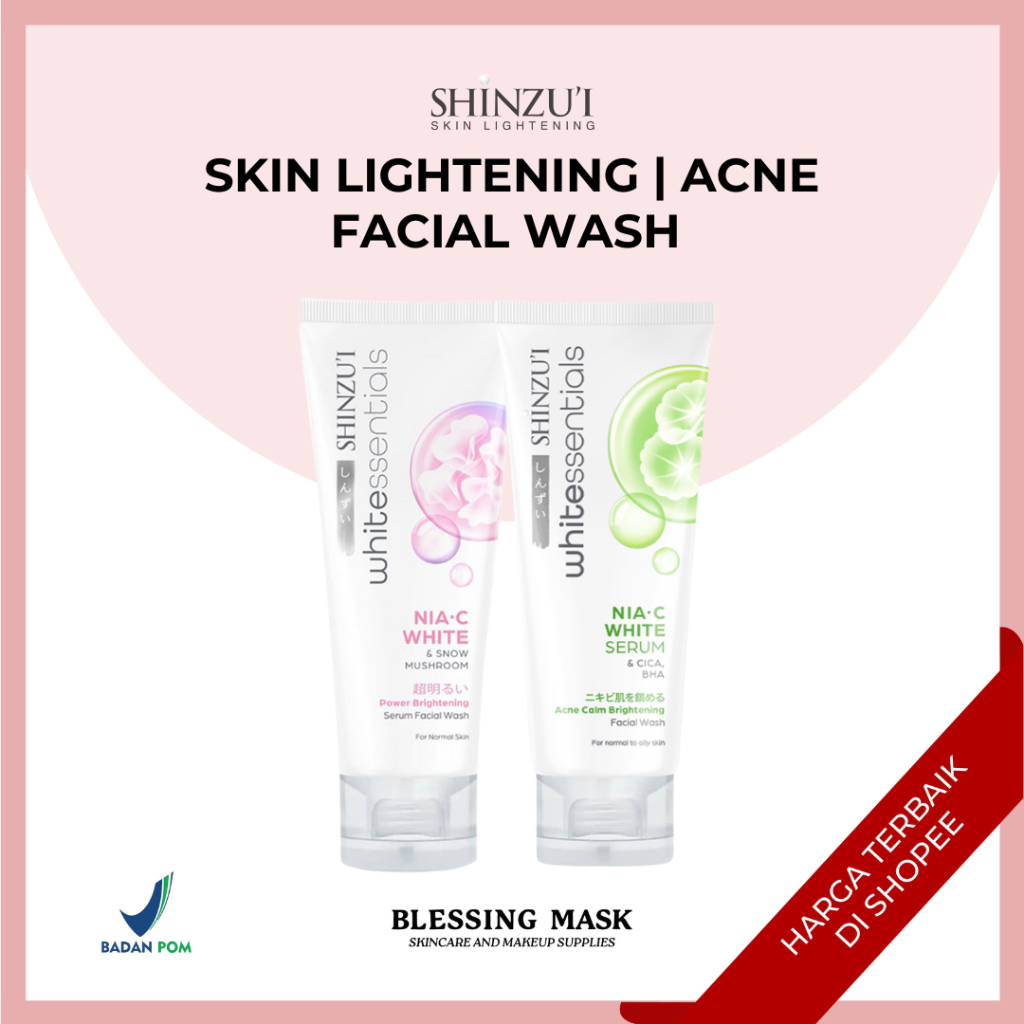 Jual Shinzui Skin Lightening Facial Wash | Acne Facial Wash - 80ml ...