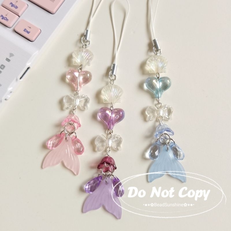 Jual MINNY MERMAID PHONE STRAP /GANTUNGAN HP BINDER TAS MANIK MANIK ...