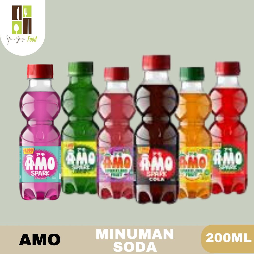 Jual Amo Minuman Soda Nabati Sparkling / Sparkling Water Minuman Soda ...