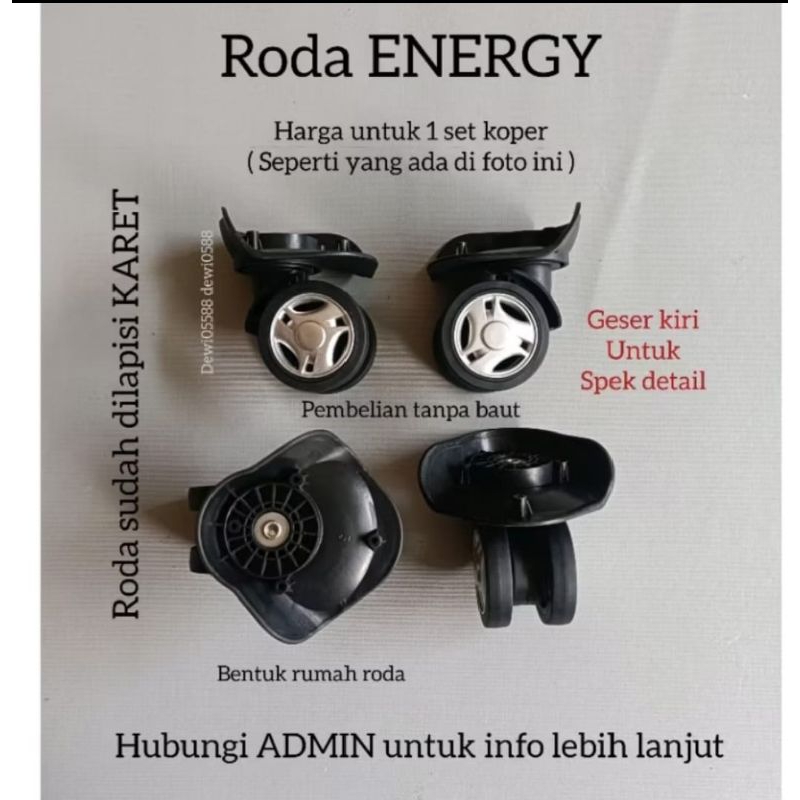 Jual RODA KOPER, RODA KOPER FIBER, RODA DOUBLE WHEEL, RODA KOPER POLO ...