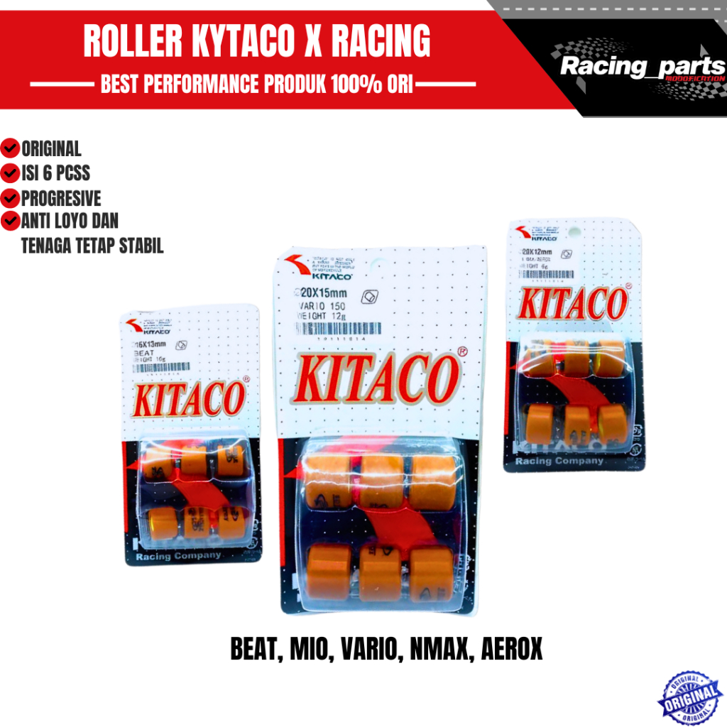 Jual ROLLER BEAT VARIO ROLER KYTACO RACING GENIO 2020 SCOOPY 2021 RACING VARIO110FI SCOOPY FI ...