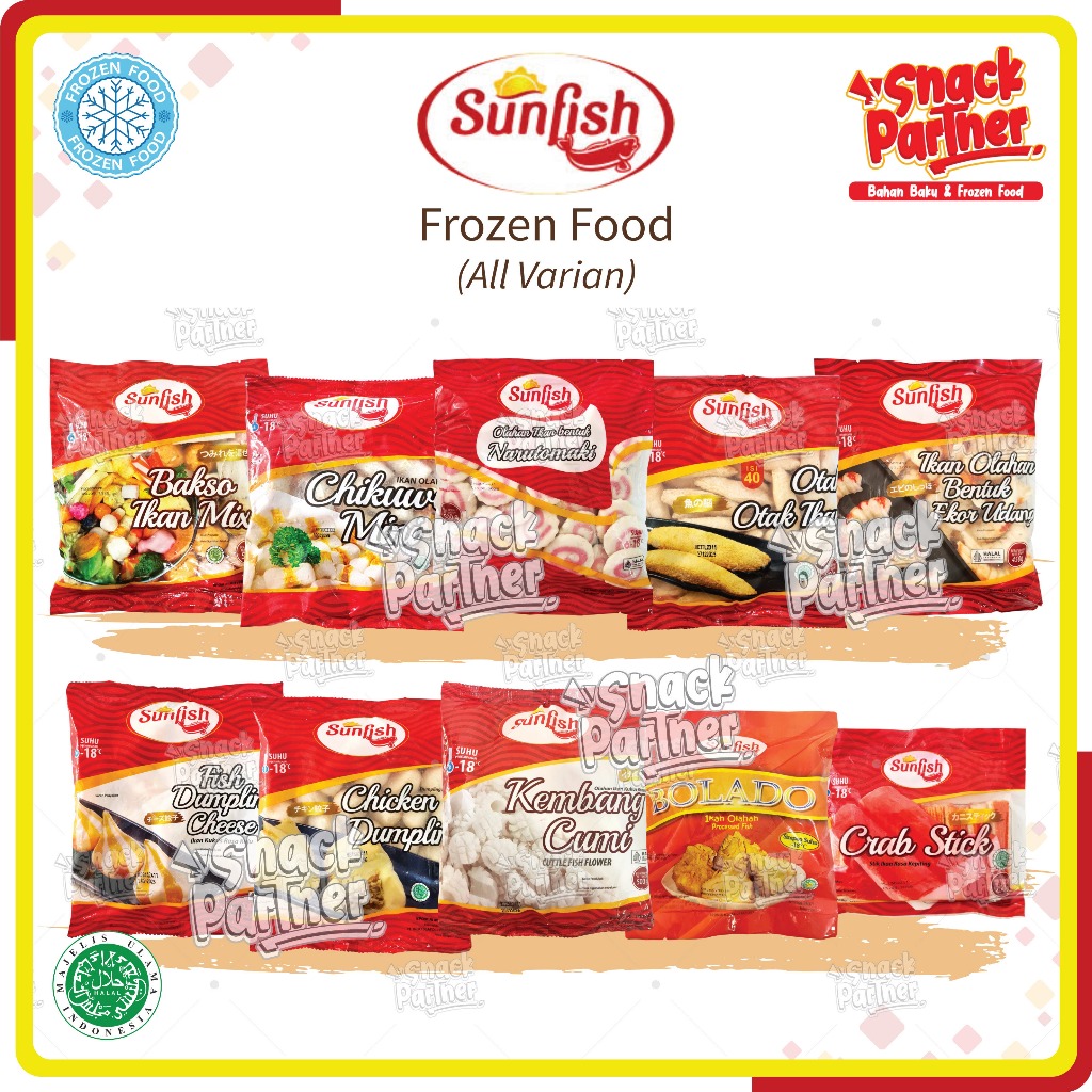 Jual SUNFISH | FROZEN FOOD - Crab Stick Stik Ikan Rasa Kepiting Chikuwa ...