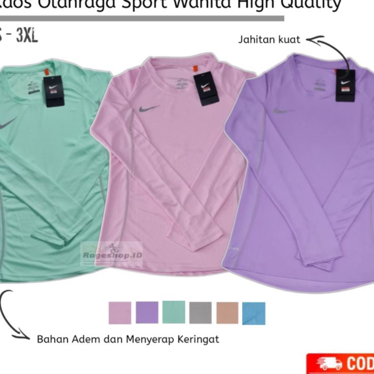 Jual Harga Terbaik BAJU OLAHRAGA RUNNING SENAM FITNES GYM DRIFIT ...
