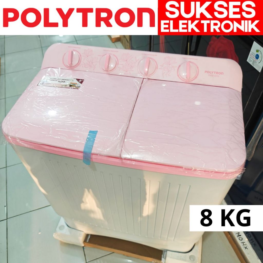 Jual MESIN CUCI POLYTRON 2 TABUNG 8 KG PWM-8073 / WASH MACHINE 8KG 8 ...