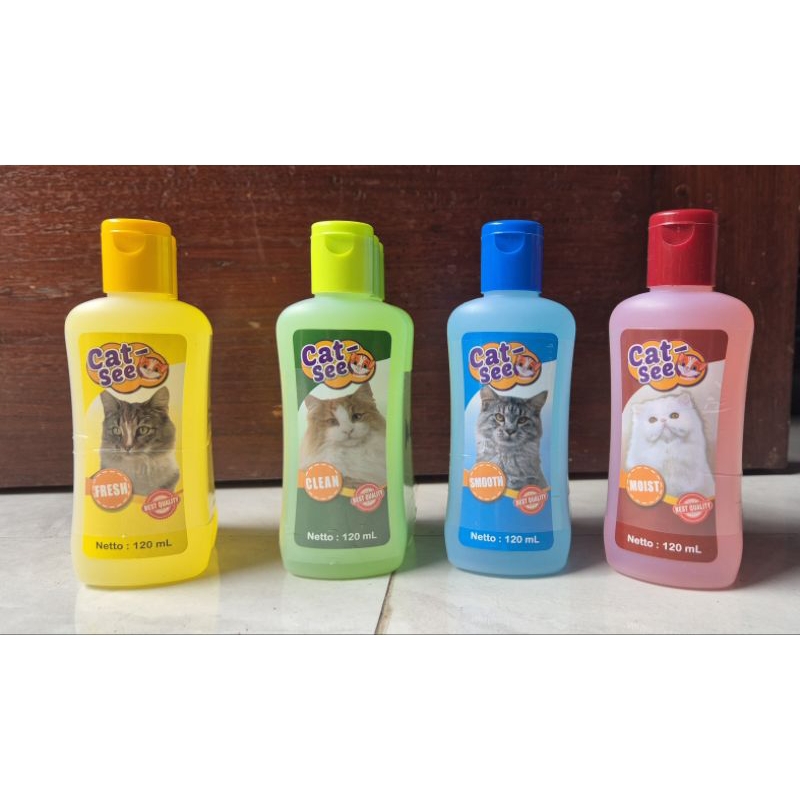 Jual SAMPO KUCING / SHAMPOO KUCING CAT-SEE ALL VARIAN KEMASAN 120ML ...