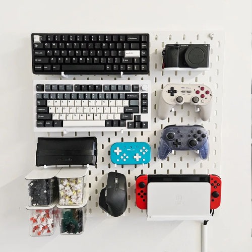 Jual Mechanical Keyboard Display Mount Holder 1 pair IKEA SKADIS or ...