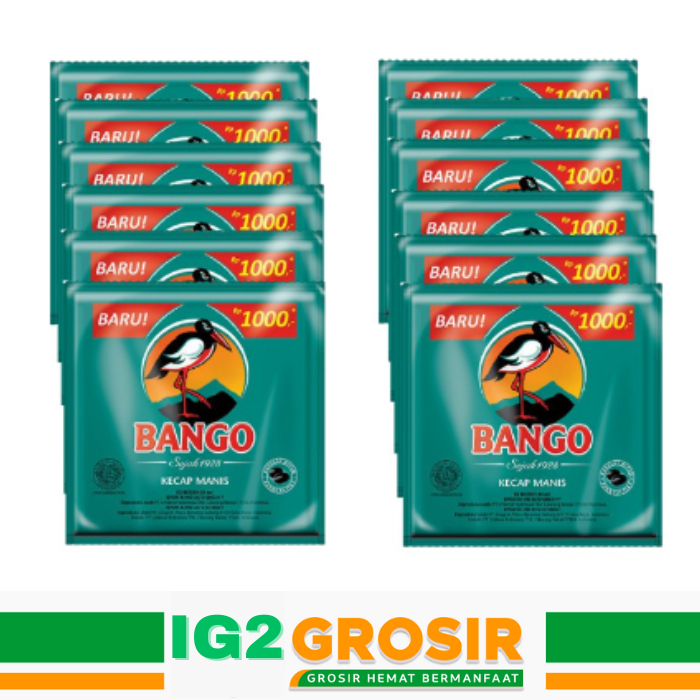 Jual Kecap Bango 1 Renceng Isi 12 Sachet Kecap Berkualitas Tinggi ...