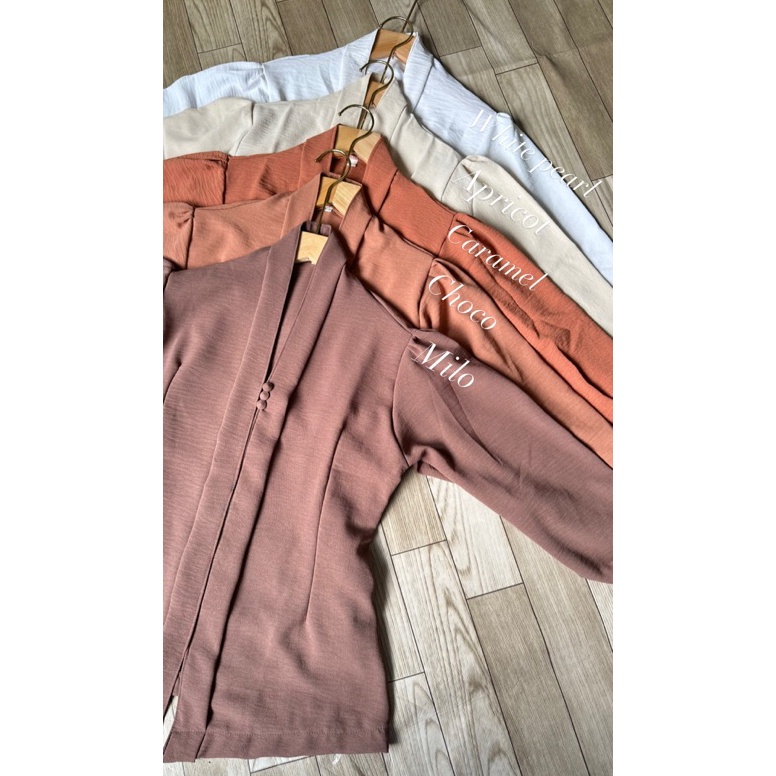 Jual KODE L89C kebaya kartini crinkle airflow variasi kancing bungkus ...
