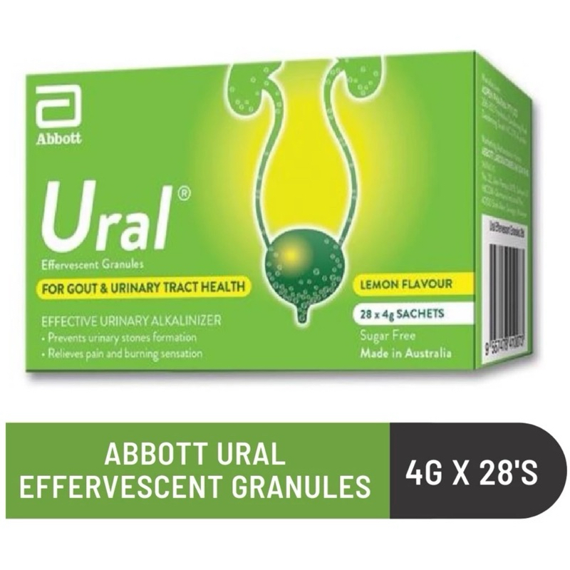 Jual ABBOTT URAL EFFERVESCENT GRANULES FOR GOUT & URINARY TRACT HEALTH ...
