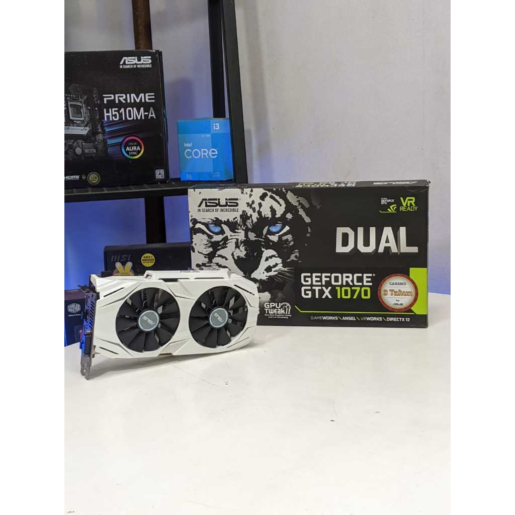 Jual VGA ASUS GTX 1070 Dual 8Gb DDR5 OC EDITION | Shopee Indonesia