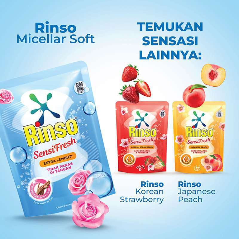 Jual Rinso detergent cair Sensi Fresh | Shopee Indonesia