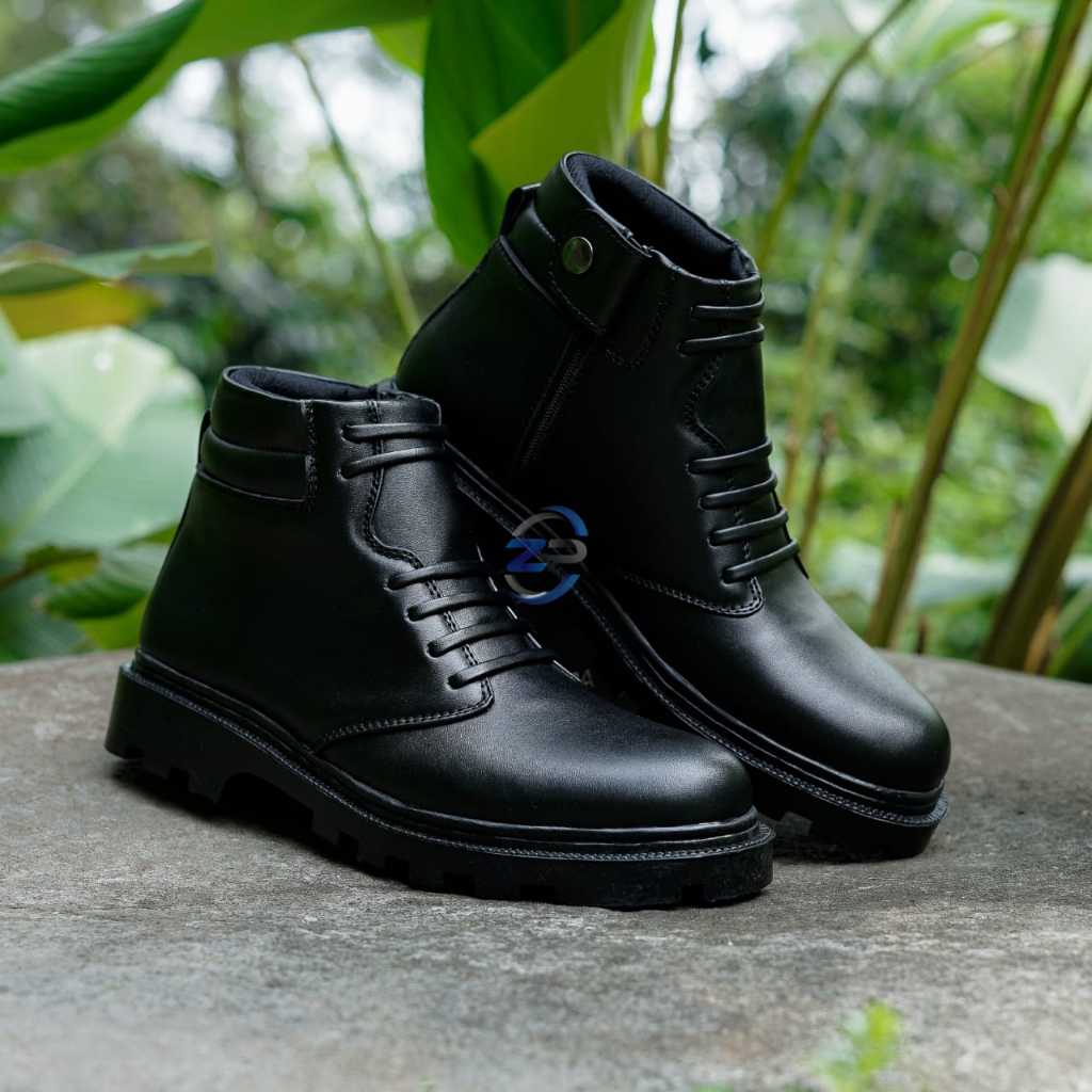 Jual Sepatu Pantofel Hitam Doff Security Satpam Sepatu Pdh Tali Mati ...