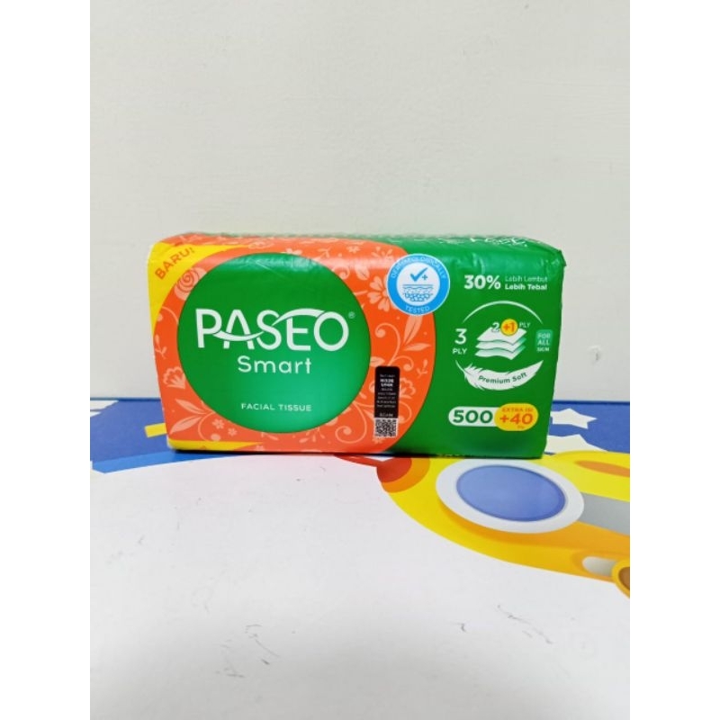Jual Tissue Tisu Paseo Smart 540 Sheet 3Ply Facial Wajah | Shopee Indonesia