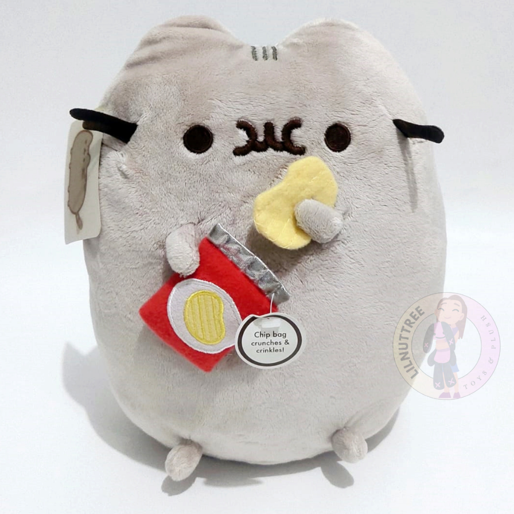 Jual Boneka Pusheen Cat With Chip Bag Original Pusheen Plush Doll ...