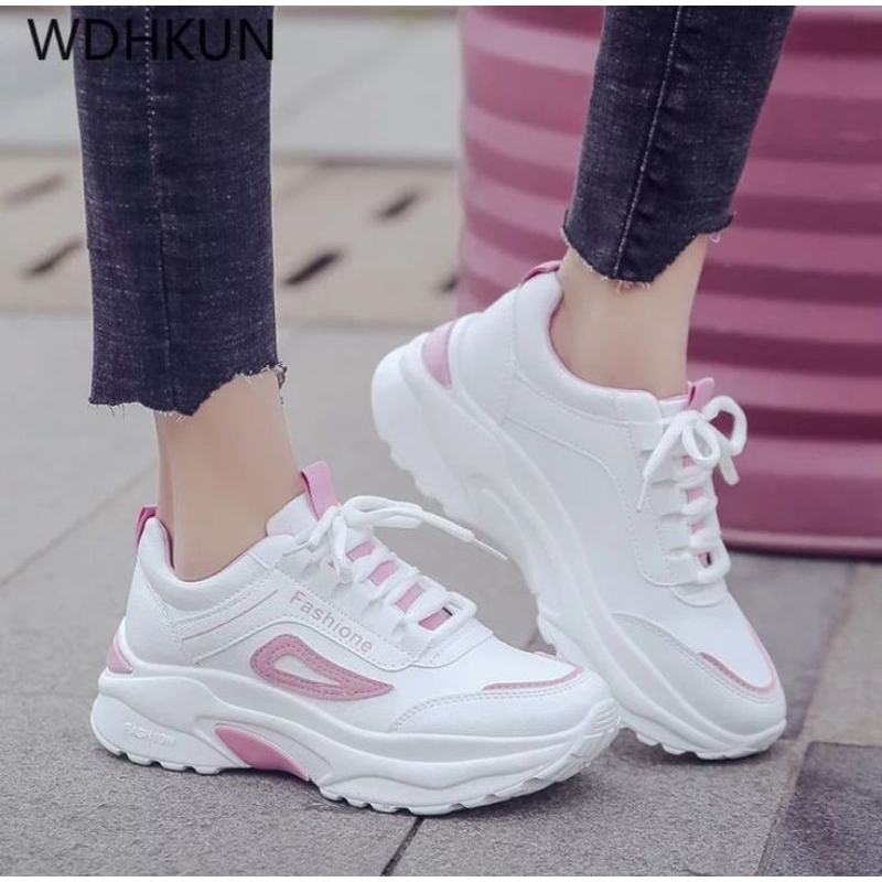Jual BIG SALE Sepatu Kets Wanita Terbaru FASHIONE NEW Casual Elegan Sneakers pila | Shopee Indonesia