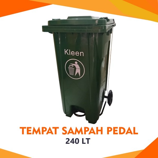 Jual Tempat Sampah 240 liter dengan pedal | Shopee Indonesia
