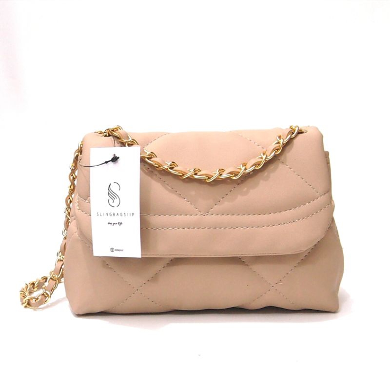 Jual Tas Selempang Wanita NEW TISSA BAG - Sling Bag Wanita Model Tali Rantai | Shopee Indonesia