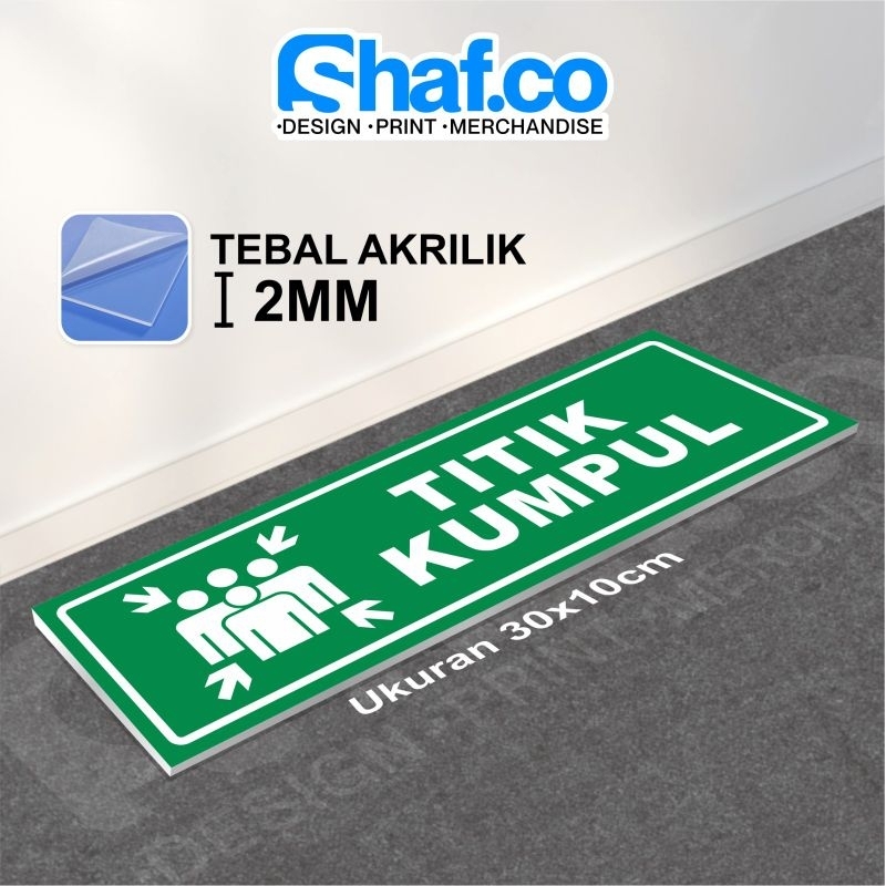 Jual AKRILIK SIGN BOARD TITIK KUMPUL 2MM | Shopee Indonesia