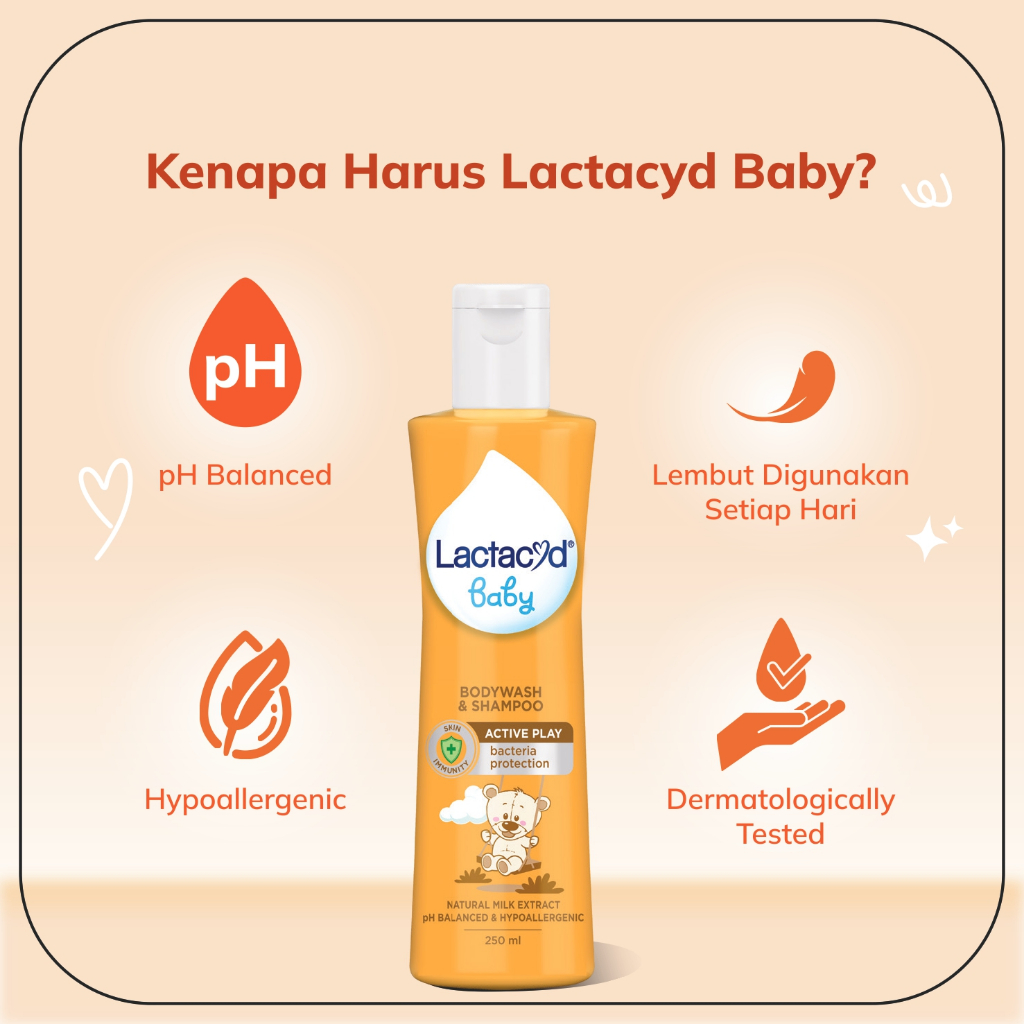 Jual Lactacyd Baby Active Play 2in1 bodywash and hair shampoo 250ml ...