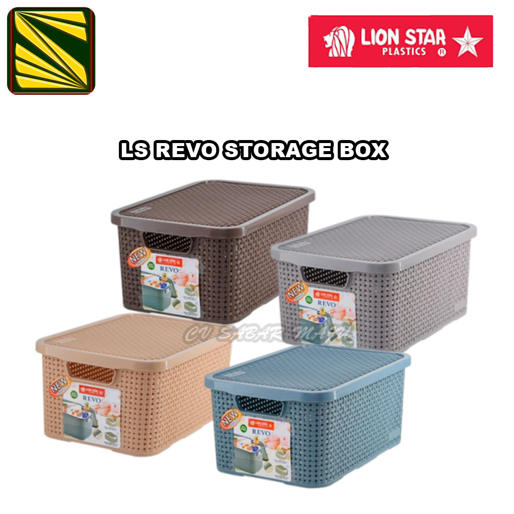 Jual Lionstar Keranjang + Tutup / Storage Box Plastik Lion Star Revo 7 ...