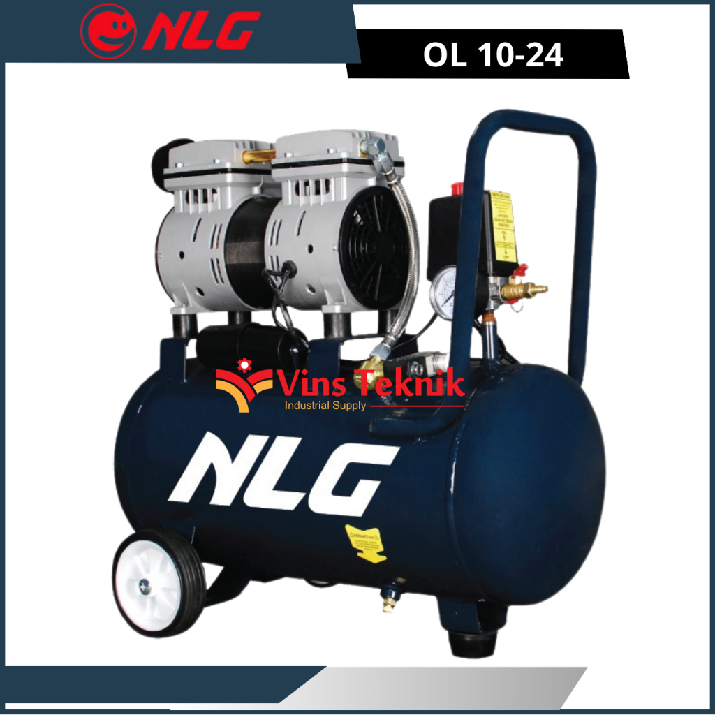 Jual Mesin Kompresor Silent Oilless Compressor 1HP 24L OL1024 NLG OL ...