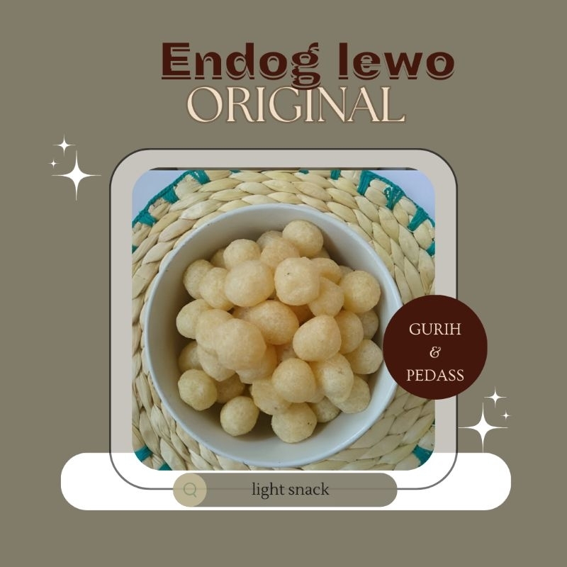 Jual 200g Cemilan EMPLOD/ENDOG LEWO Original Gurih & Renyah Khas Asli ...