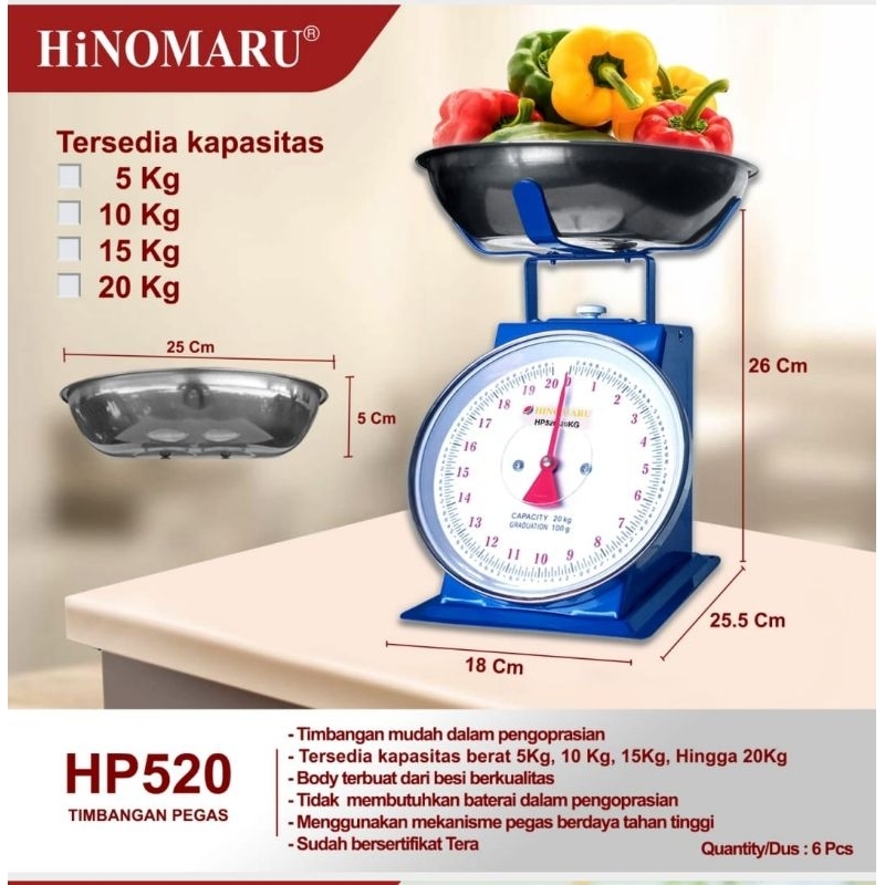 Jual Hinomaru Timbangan Analog 5kg 10kg 15kg 20kg Timbangan Duduk Manual Jarum | Shopee Indonesia