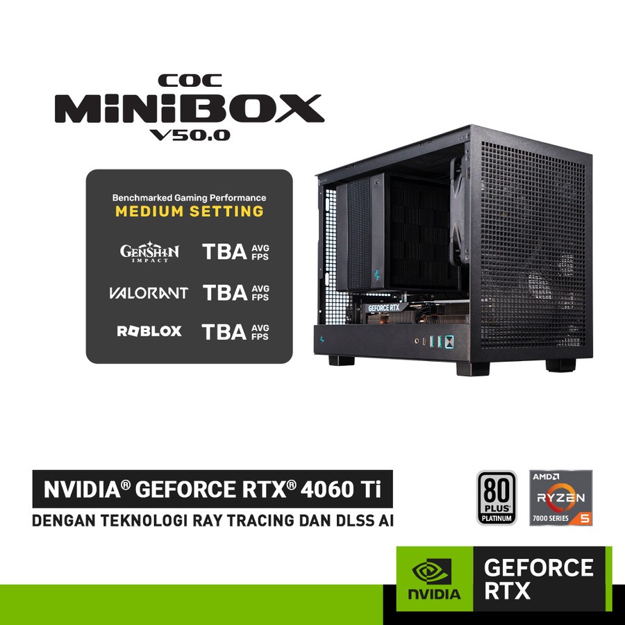 Jual COC MINI BOX V50.0 - Paket PC Rakitan Mini GeForce RTX 4060 Ti ...