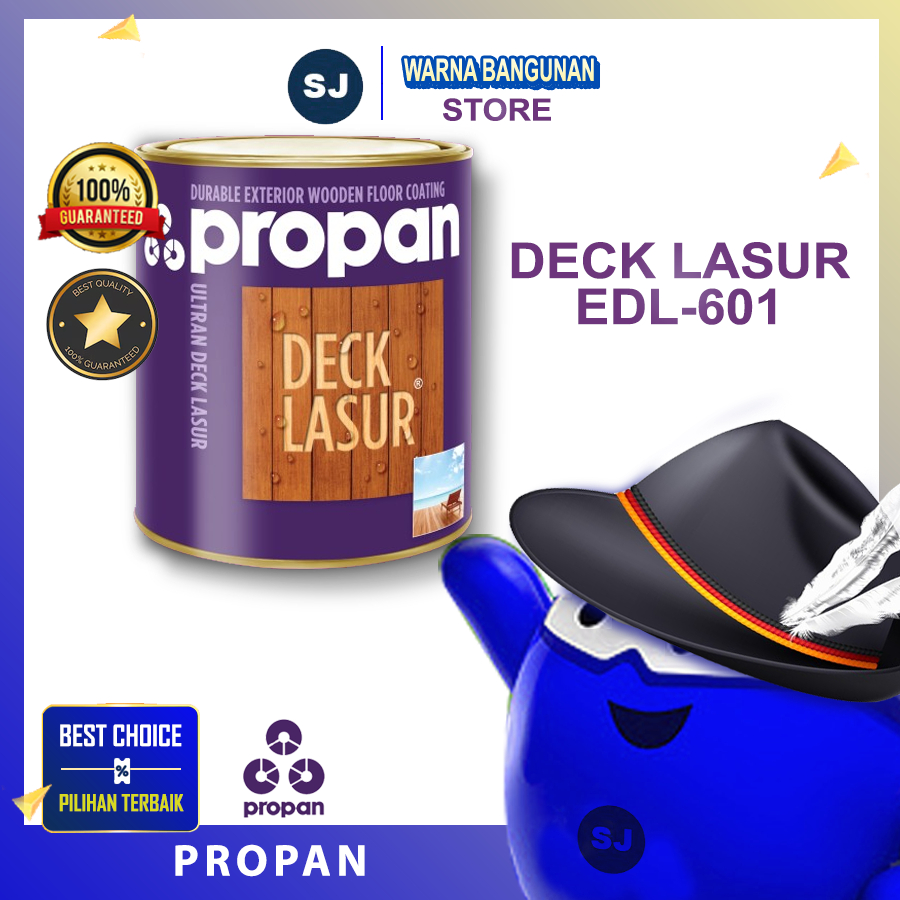 Jual CAT LANTAI DECK KAYU EXTERIOR ULTRAN DECK LASUR EDL-601-1L ...