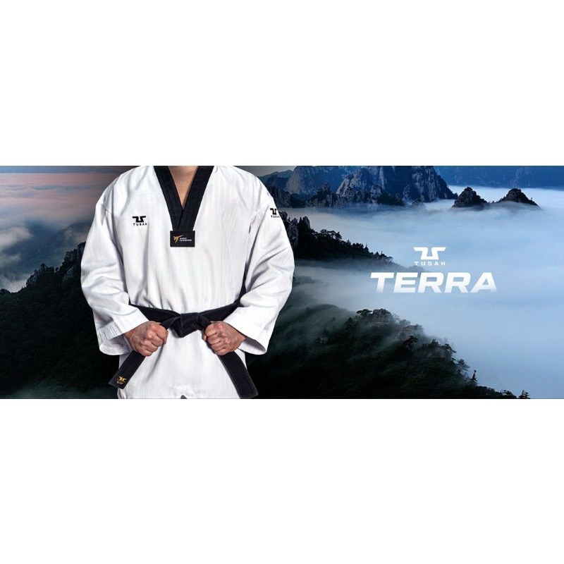 Jual Tusah Terra Black V neck sparring uniform | Shopee Indonesia
