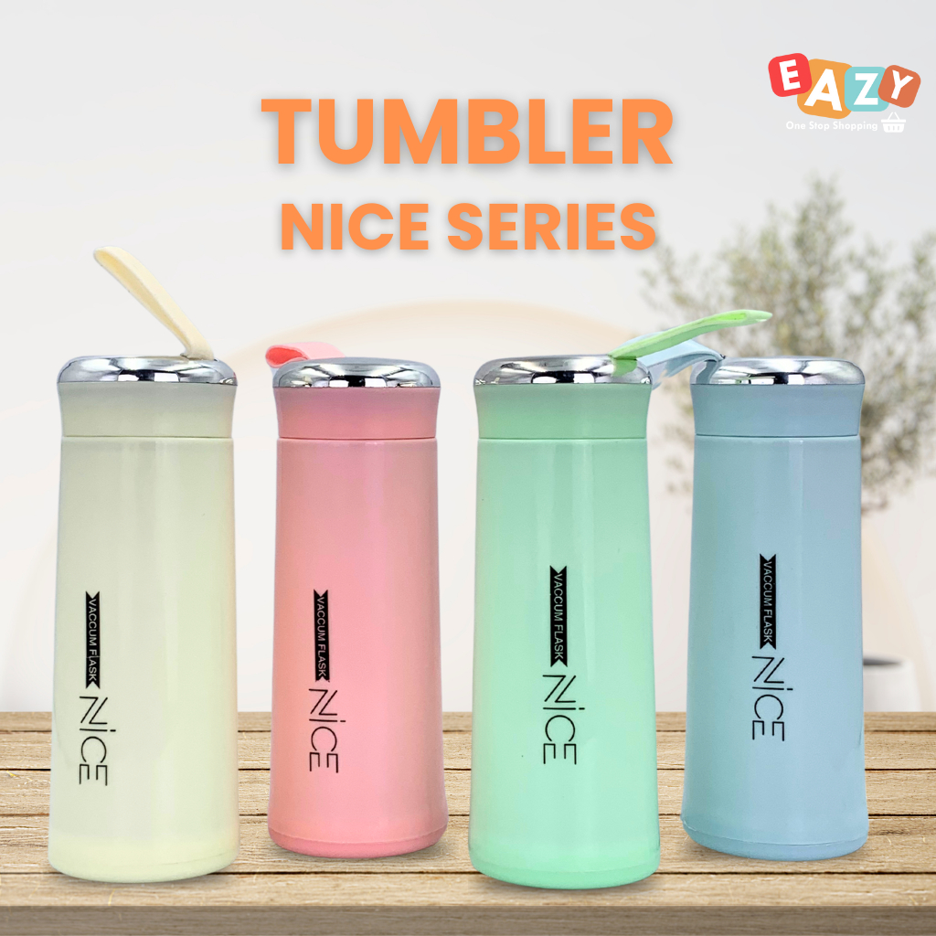 Jual Tumbler Botol Minum Kaca NICE 400 ML Botol Minum Anak | Shopee ...