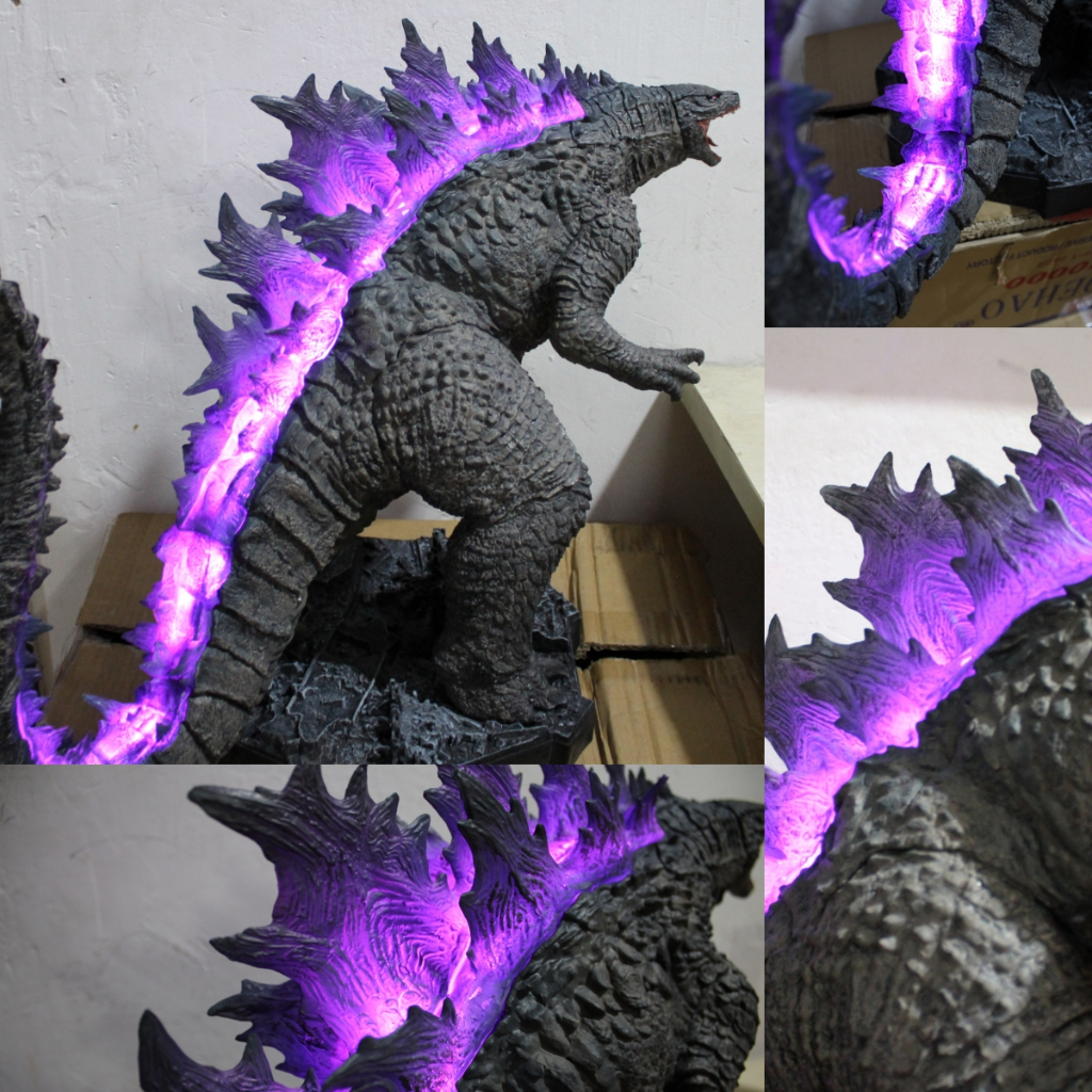 Jual [ Foto Asli ] Statue Godzilla x Kong The New Empire Jumbo LED ...