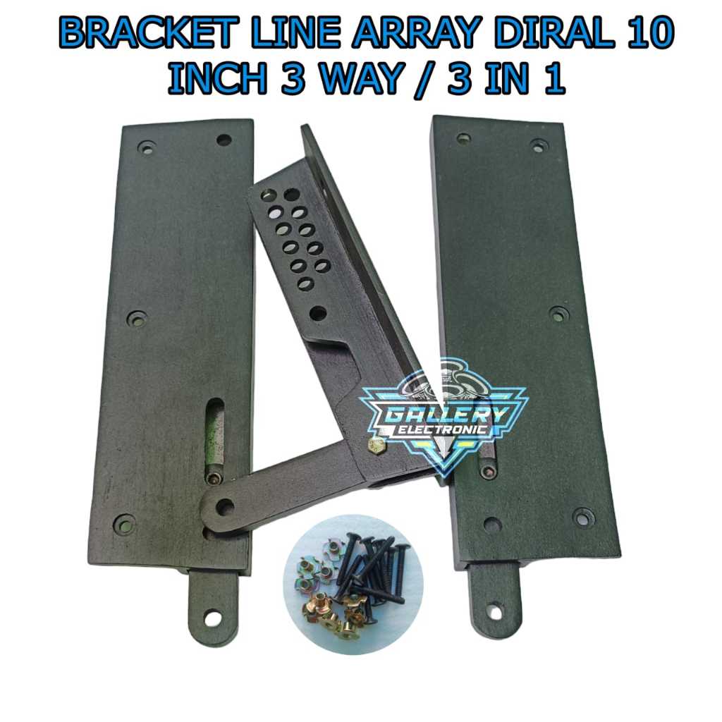 Jual Bracket Line Array Diral 3 in 1 Ukuran Box Speaker 10'' 3 WAY ...