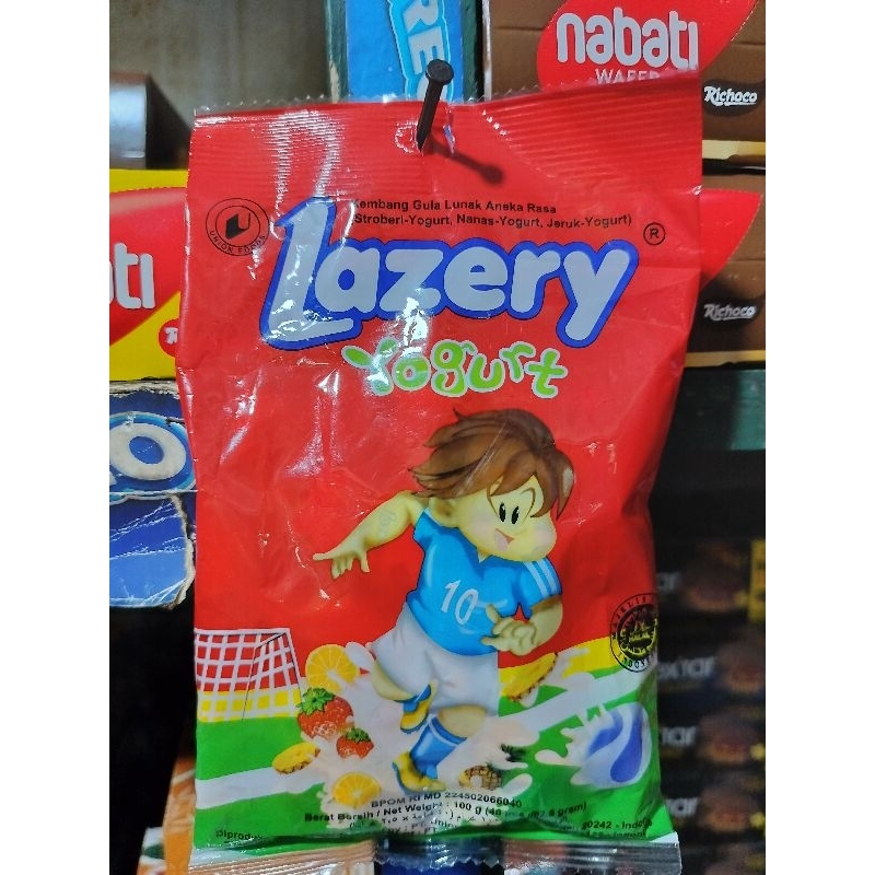 Jual Permen Lazery Yogurt 1bungkus isi 40pcs | Shopee Indonesia